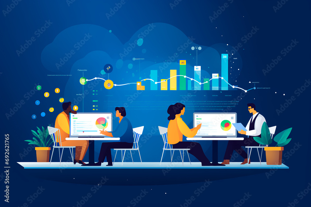Flat 2D vector design for a diverse and inclusive business website ...