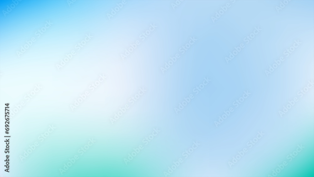 Gradient Slide Background with Blues and Greens. In Exact Widescreen ...