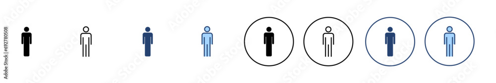Man icon vector. male sign and symbol. human symbol Stock Vector ...
