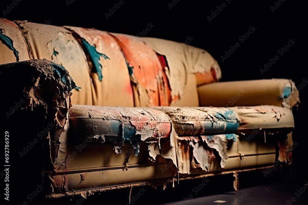 sofa torn Damage ripped sofa se furniture repair garage vehicle chair ...