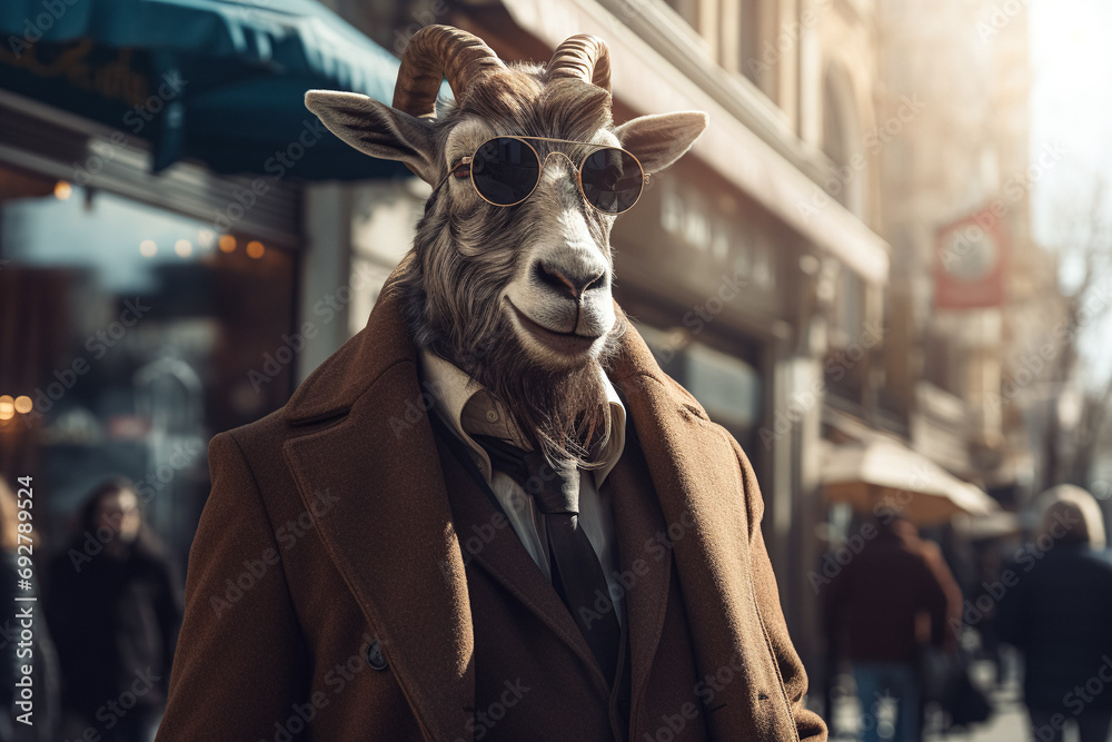 Photo & Art Print Anthropic Animals in Urban Settings - Sophisticated ...