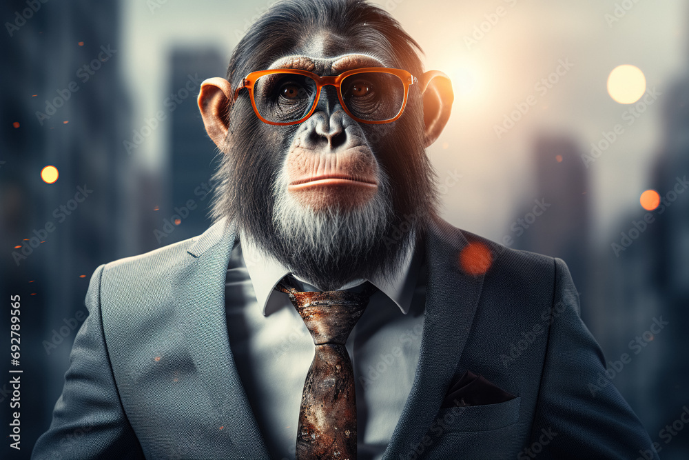 Anthropic Animals in Urban Settings - Sophisticated City Life Captured ...