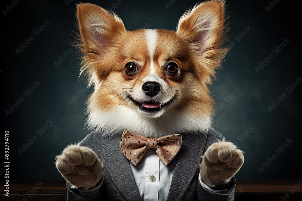 Anthropic Animal Portraits - Elegantly Dressed Animals in Human Attire ...