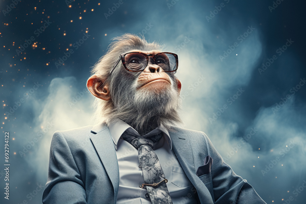 Anthropic Animal Portraits - Elegantly Dressed Animals in Human Attire ...