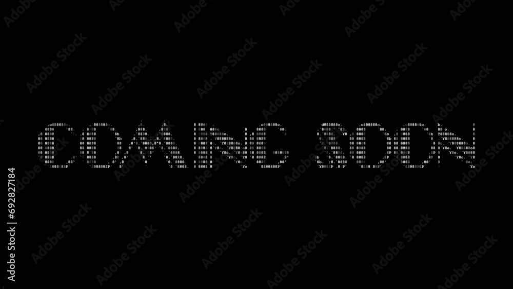 Coming Soon Ascii Animation Loop On Black Background Ascii Code Art Symbols Typewriter In And