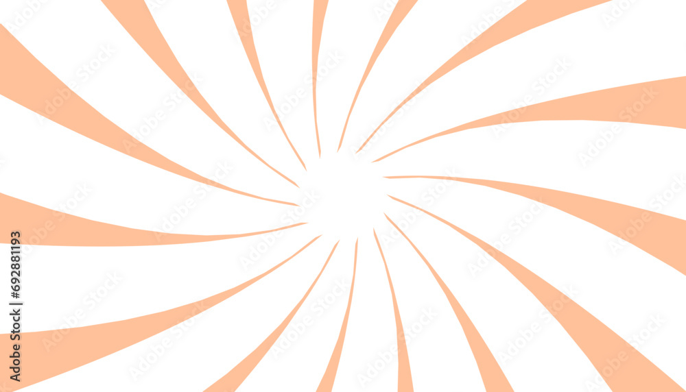 Peach fuzz pantone colour abstract background illustration with spiral ...