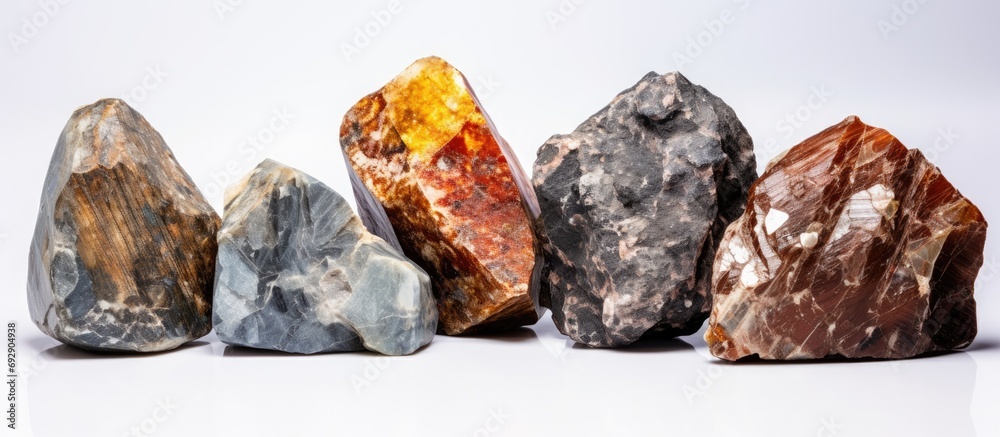 Feldspar is found in various types of igneous and metamorphic rocks ...
