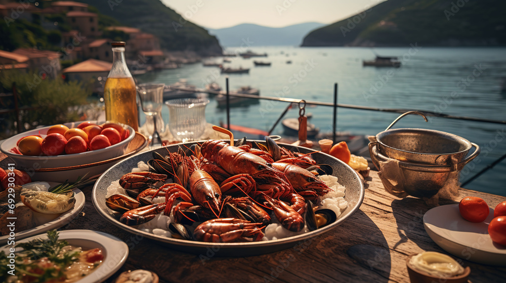 Seaside Gastronomy Delight, A Culinary of Fresh Italian Seafood at the ...