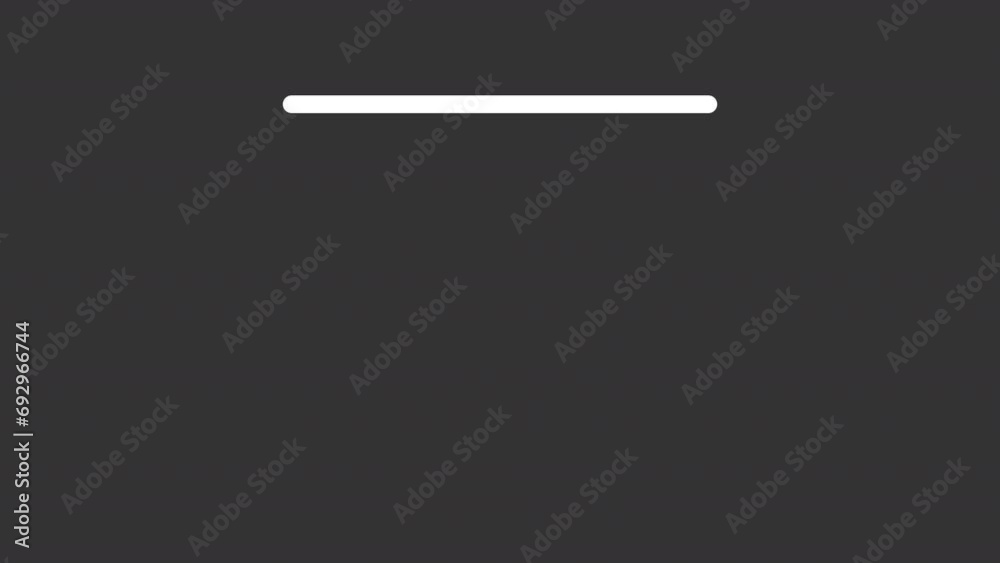 2D white creative thin line animation of insert disc, HD video with ...