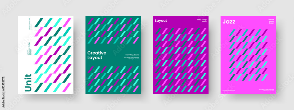 Abstract Brochure Layout. Modern Business Presentation Design ...