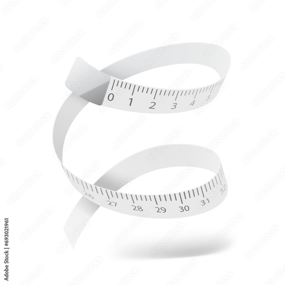Ruler isolated on white background. Vector illustration isolated on ...