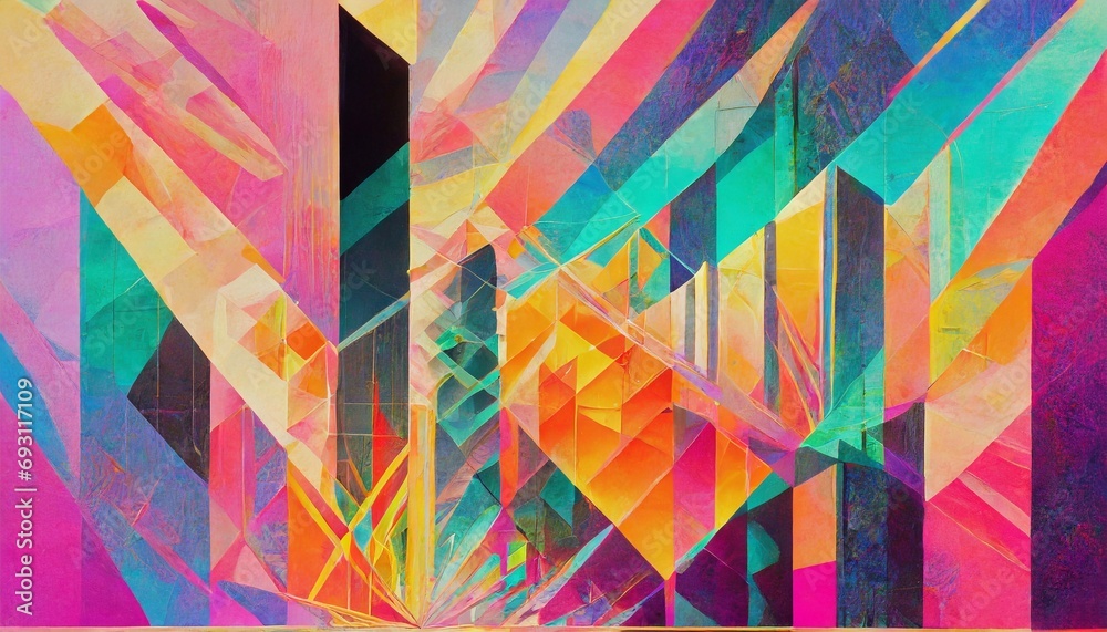 colorful geometric texture seamless texture for packaging design Stock ...