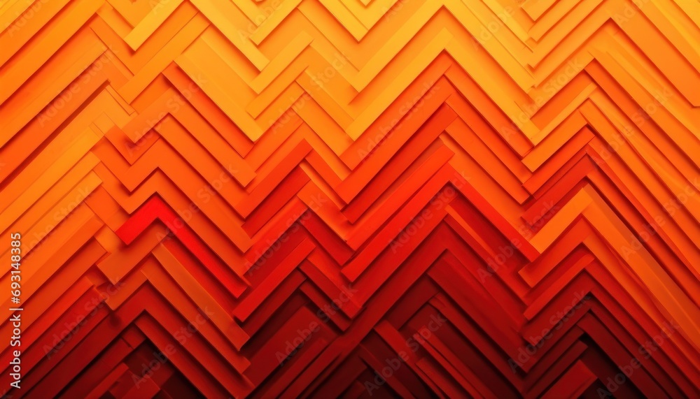 an orange and red abstract background with a zigzag pattern in the ...