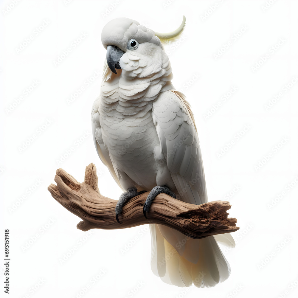White Cockatoo with yellow wings. Nature themed designs, wildlife ...