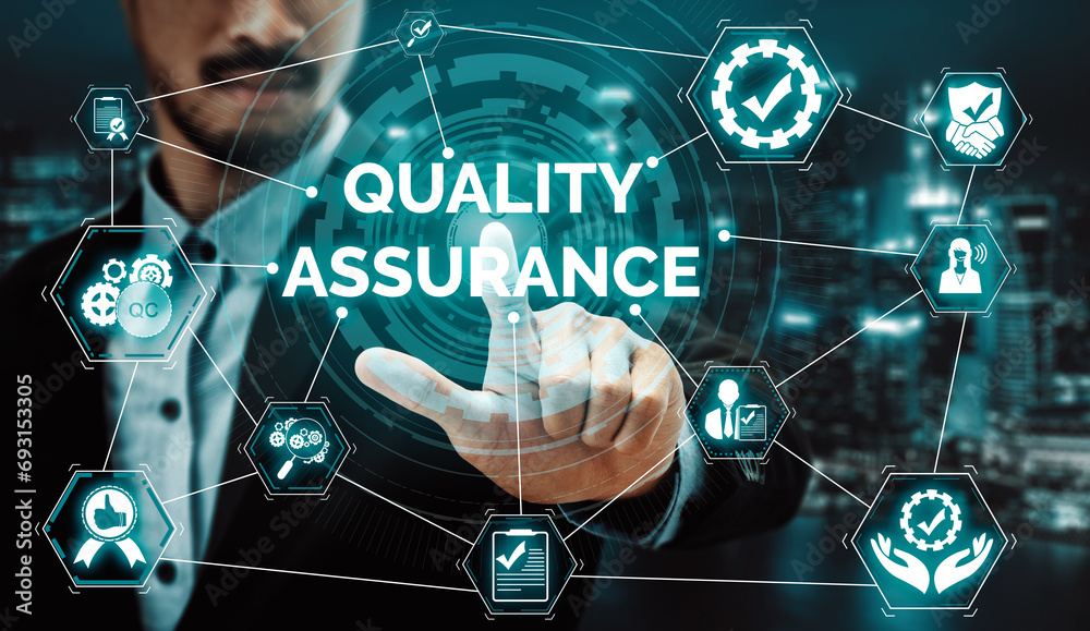 Quality Assurance and Quality Control Concept - Modern graphic ...