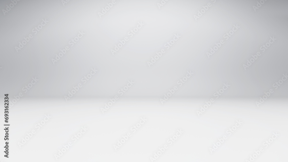 Empty white studio background. Design for displaying product. 3D ...