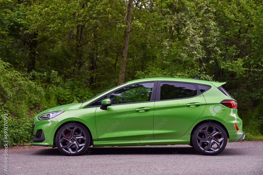 Ford Fiesta ST. A small car for a lot of fun. Three-cylinder engine ...