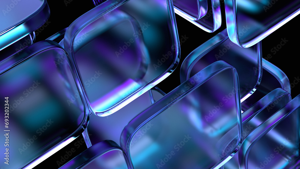 Dark background design, abstract geometric blocks, 3d render Stock ...