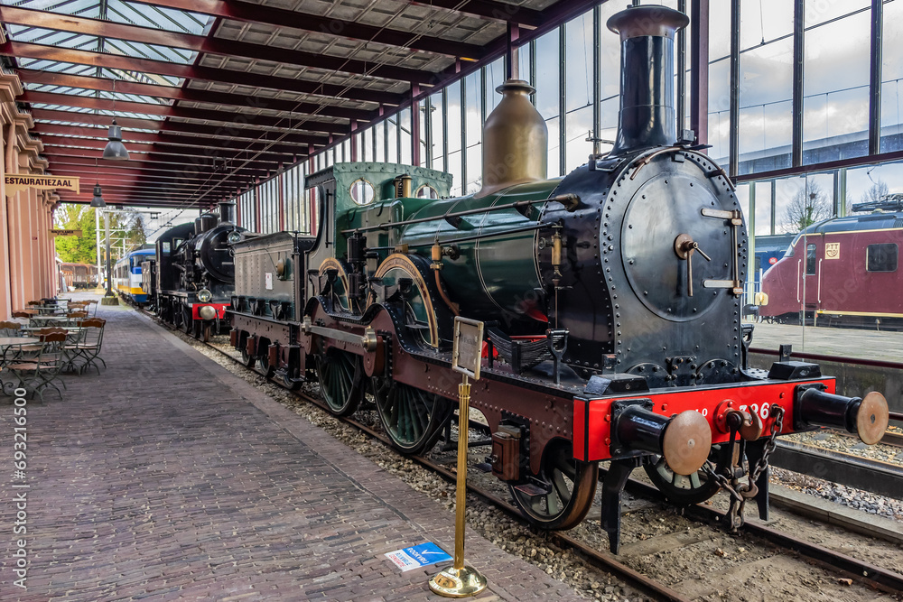 The Dutch Railway Museum (Spoorwegmuseum Utrecht, founded in 1927 ...