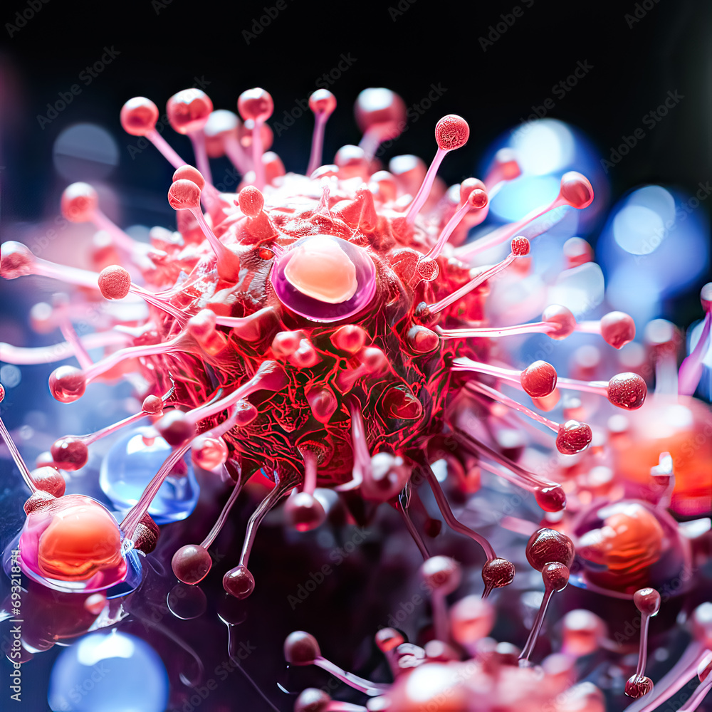 Virus insight, Model of the coronavirus, a visual representation ...