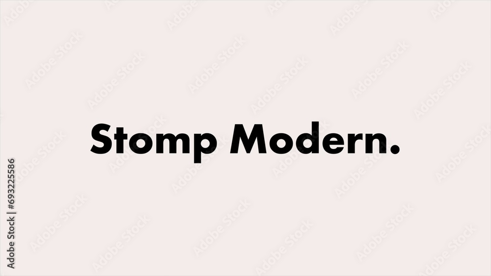 Stomp Modern Text Animator Stock Template | Adobe Stock Stomp Modern Text Animator Stock Template | Adobe Stock