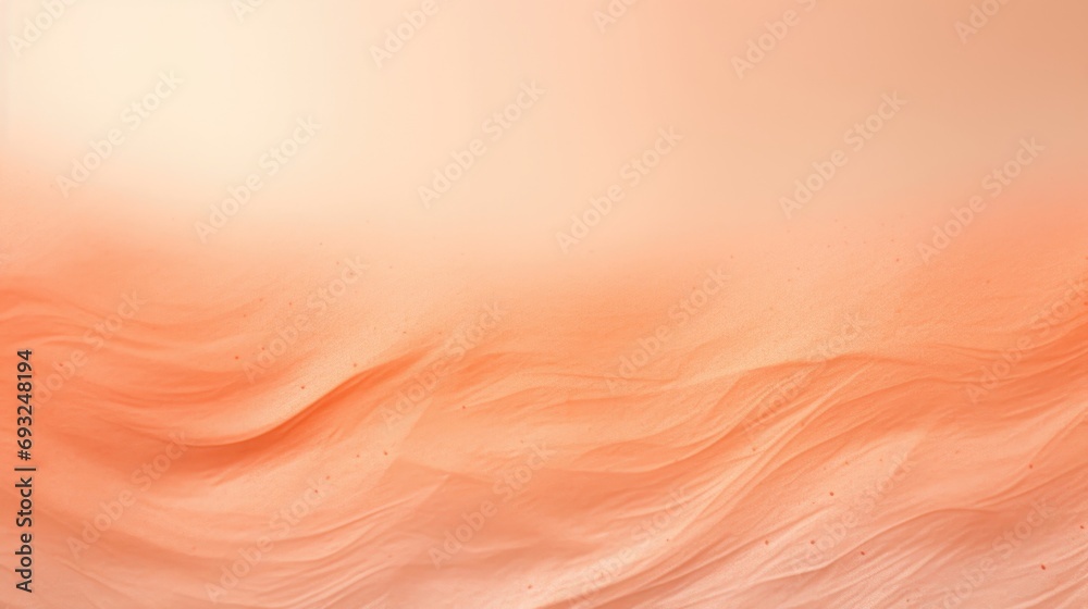 Minimalistic view of a sophisticated Peach Fuzz color backdrop ...