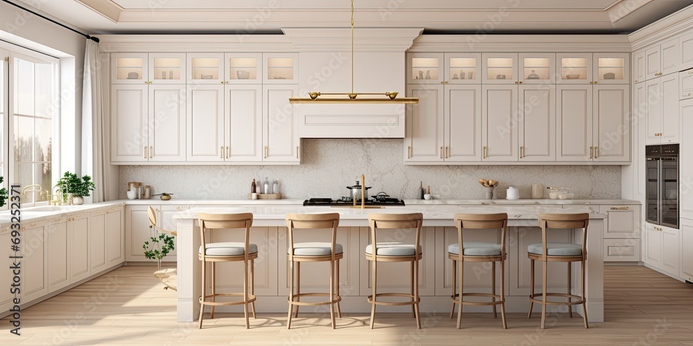 Neutral colors like white, cream, beige, and pastels are commonly used ...