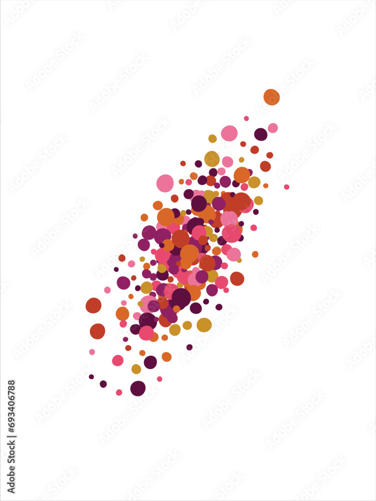 Circle frames are colored. Colored frame with a circle pattern on a ...
