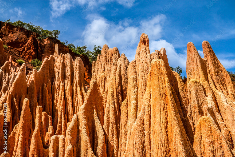 Wonders of Nature Red Tsingy in Madagascar Explore the majesty of the ...