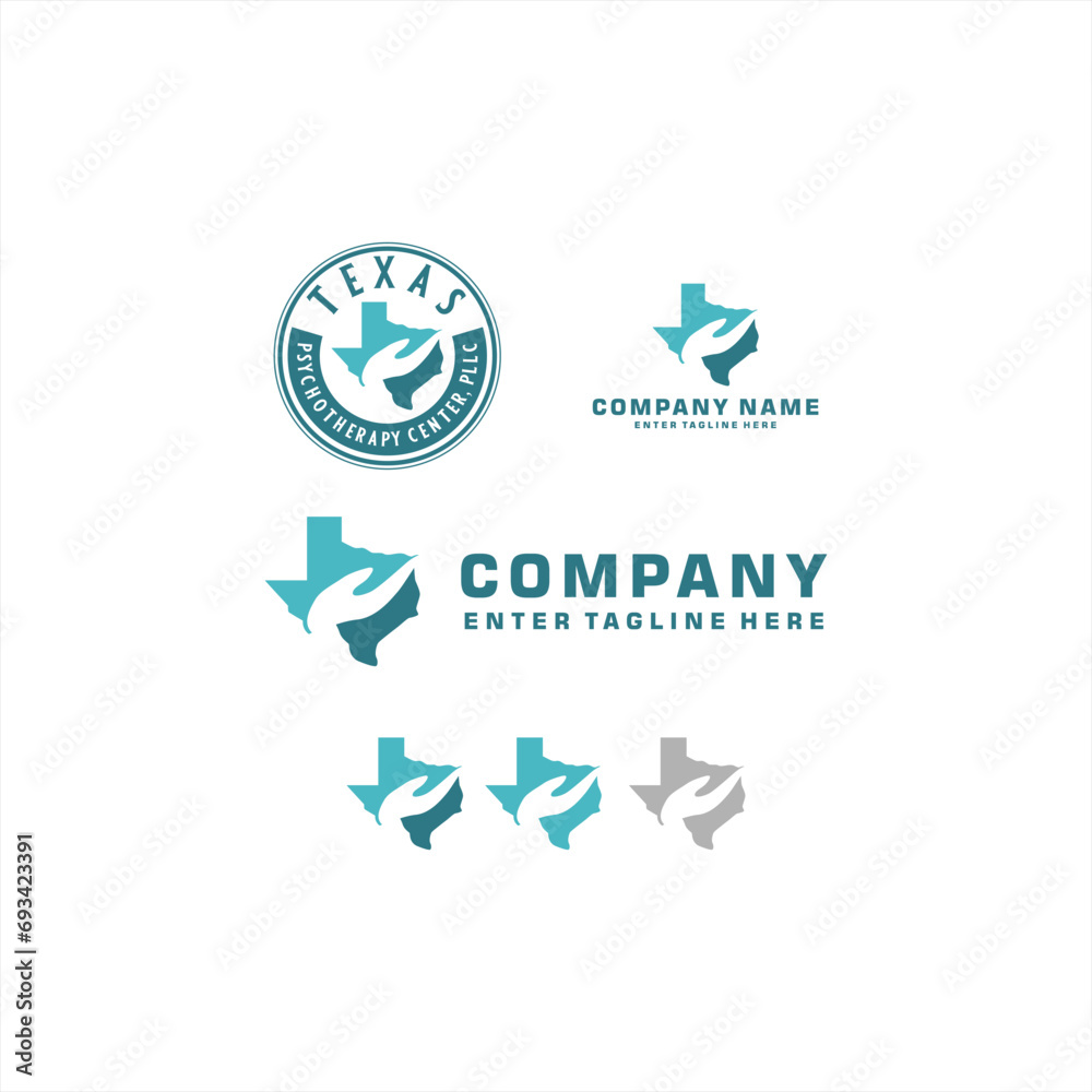texas therapy logo design, texas therapy, therapy logo, texas logo ...