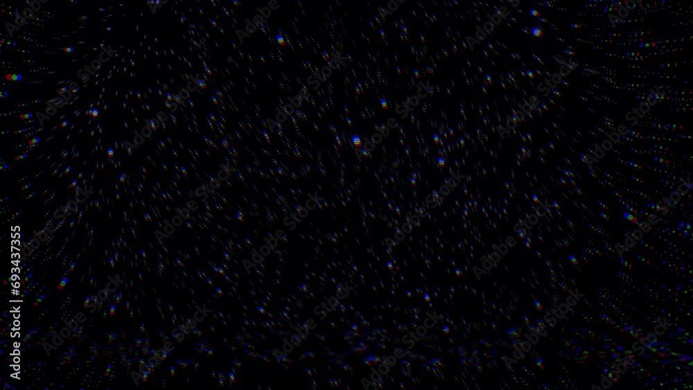 4K Vhs VFX. Visual video effects stripes noise glitch. Tv no signal ...