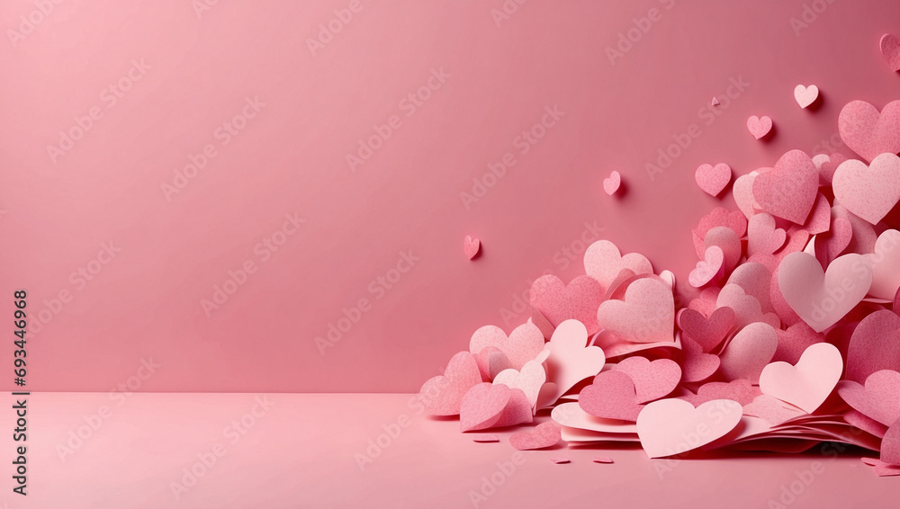 Beautiful, colorful heart-shaped background images for love, cute heart ...