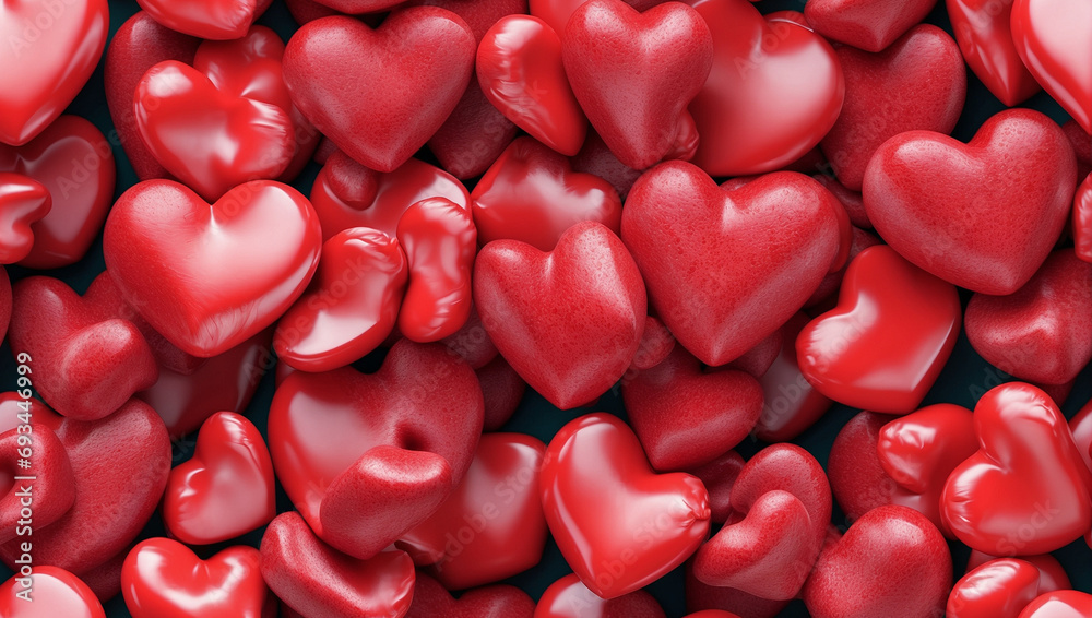 Beautiful, colorful heart-shaped background images for love, cute heart ...