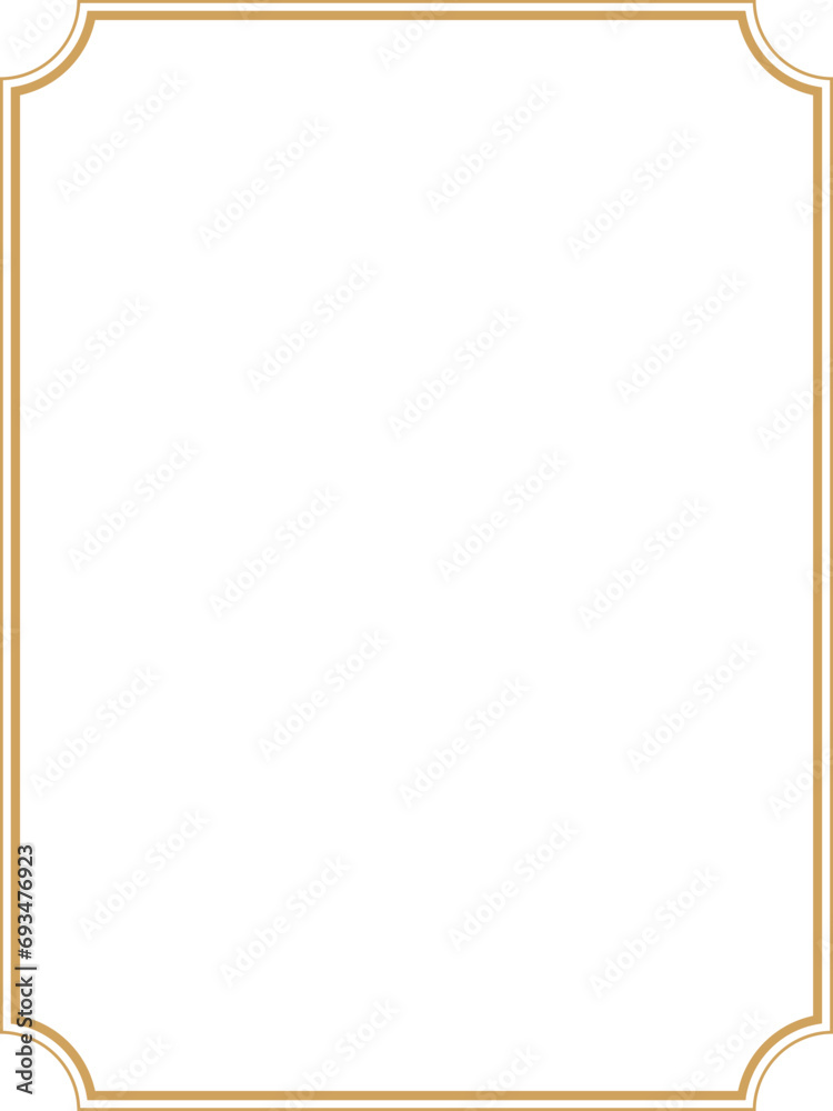 Decorative frame border with 7.5x10 aspect ratio for 8.5x11 aspect ...