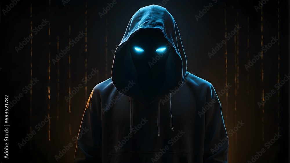 Hacker in the Shadows, a Mysterious Glimpse into the Digital World ...