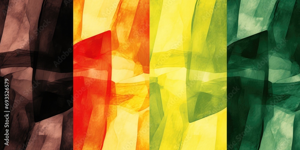 Juneteenth Inspired Abstract Watercolor Background Images with ...