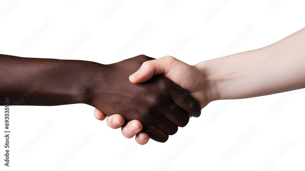 Black and white handshake isolated on transparent background, Handshake ...