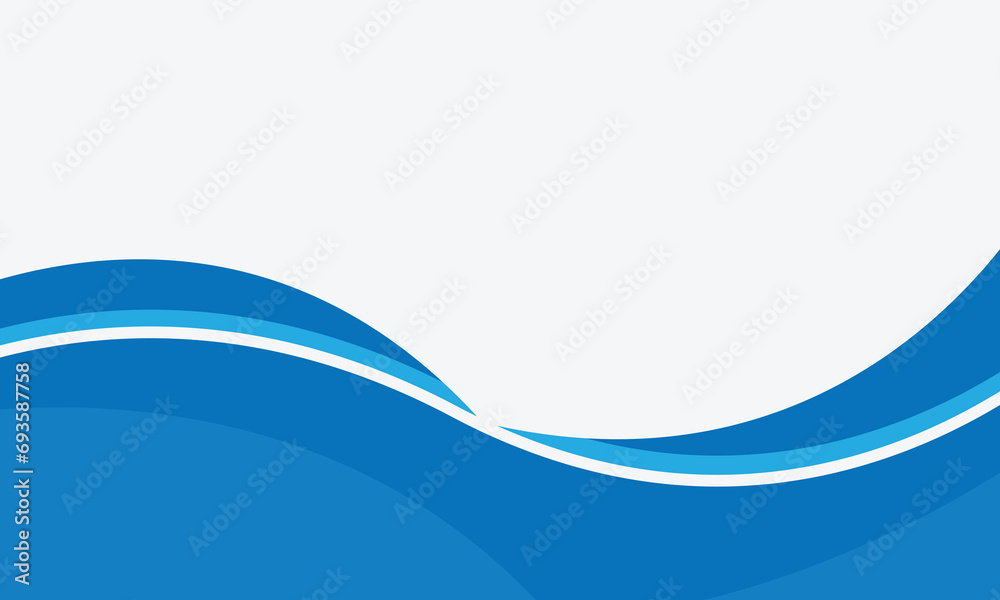 abstract blue wavy background shapes for wallpaper, poster, flyer ...