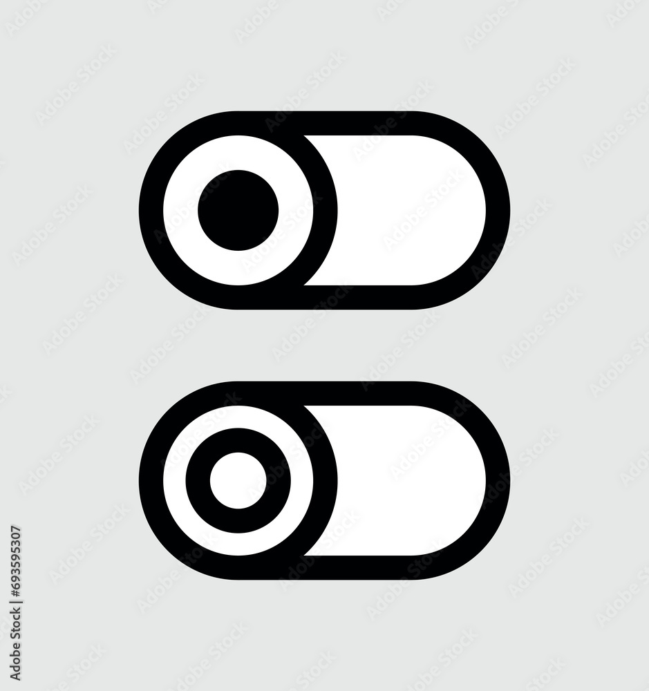 Roll icons set. Designations for a roll of paper, fabric, wallpaper or ...