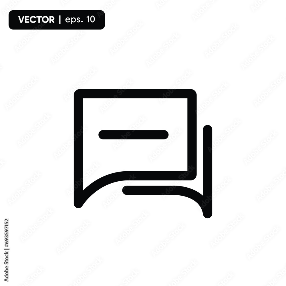 chat or customer service icon, icon for asking questions or complaints ...
