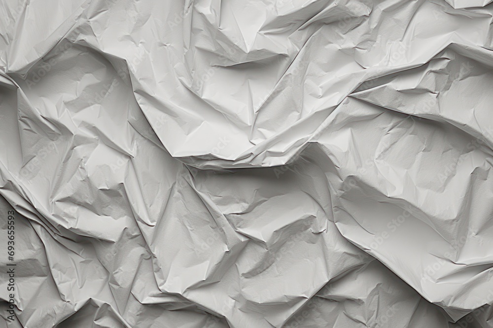 Crumpled paper texture with wrinkles and a tactile surface. Stock Photo ...