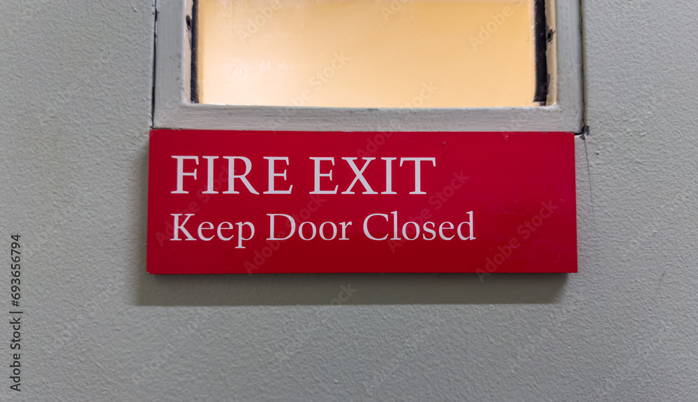 fire department sign against a clear sky, symbolizing safety and ...