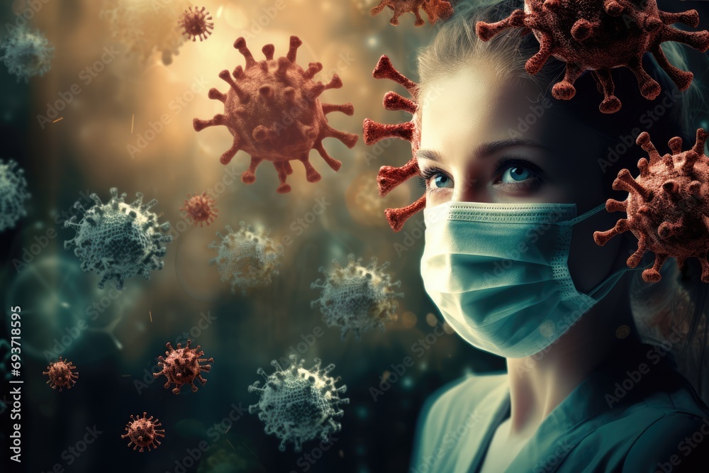 Virus, microscopic infectious agent, nucleic acid, rna dna, introduction into a living cell ...