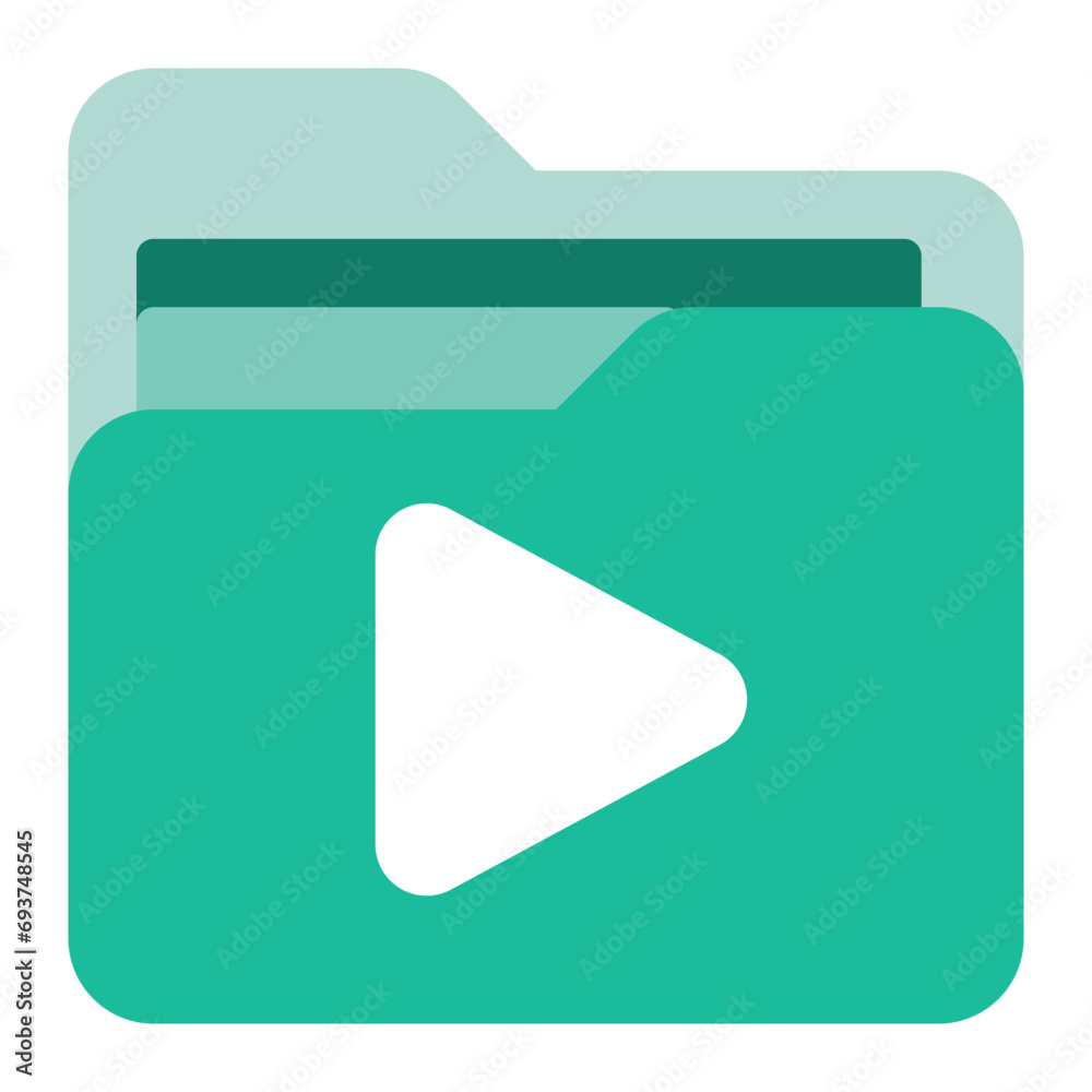 This is the Video Folder icon from the Music Player icon collection ...