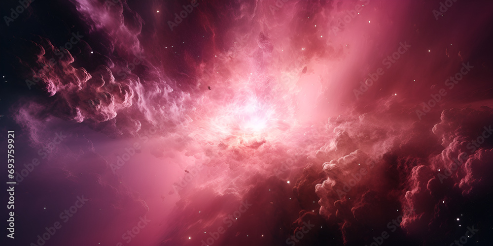 Unveiling the Wonders Pink Galaxies and Cosmic Splendor In the Heart of ...