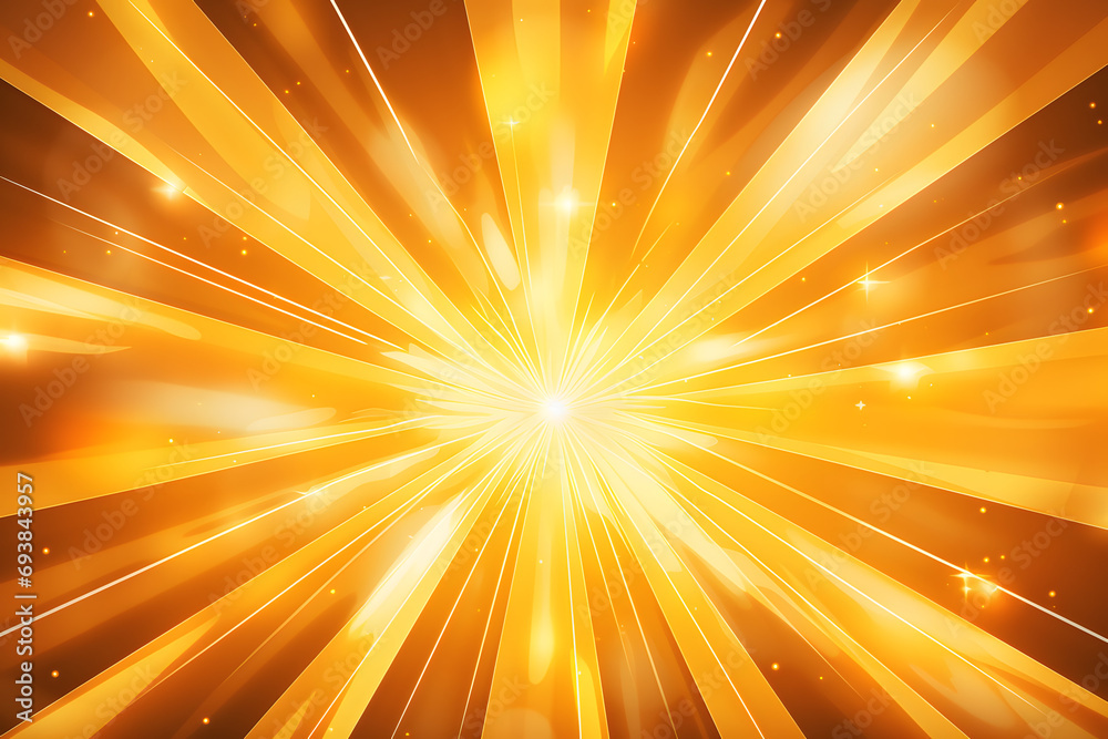 gold streak background with rays and light beams Stock Illustration ...