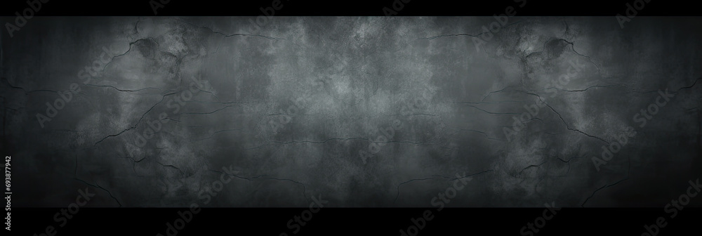 Black rough concrete wall wide texture, dark grunge background ...