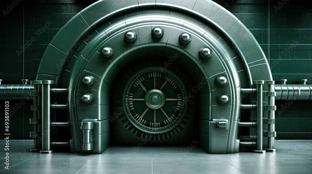 vault opens to reveal a lock,vault opens to reveal a safe,bank vault ...