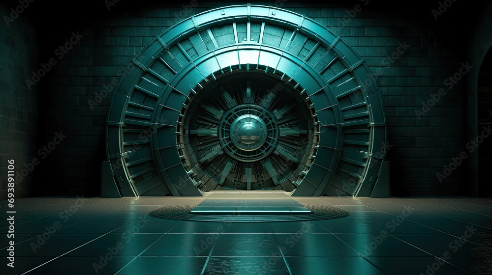vault opens to reveal a lock,vault opens to reveal a safe,bank vault ...