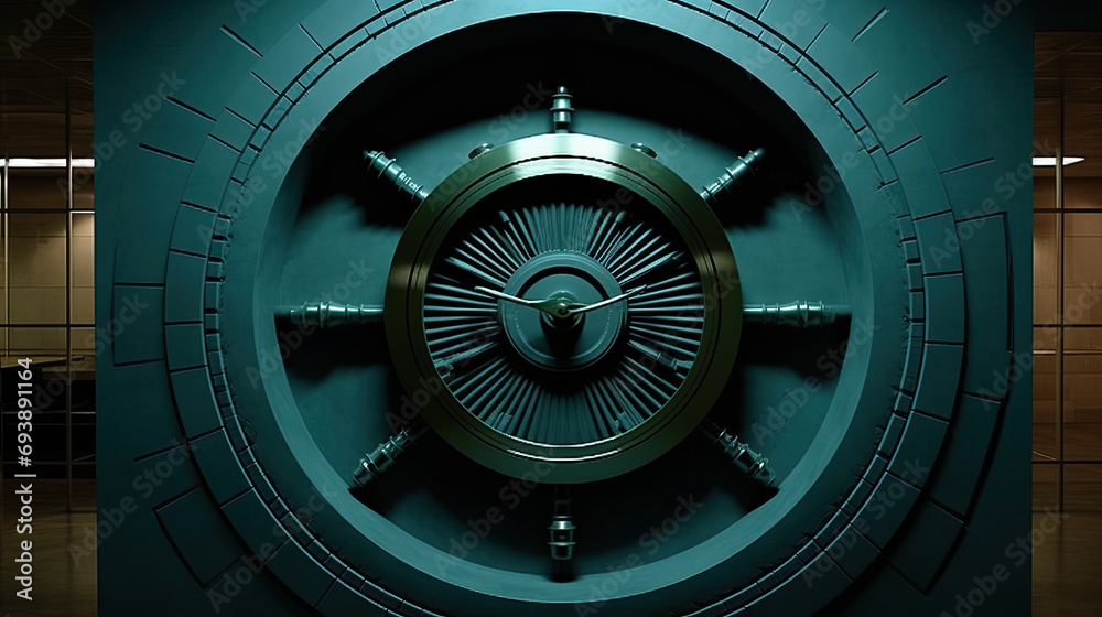 vault opens to reveal a lock,vault opens to reveal a safe,bank vault ...